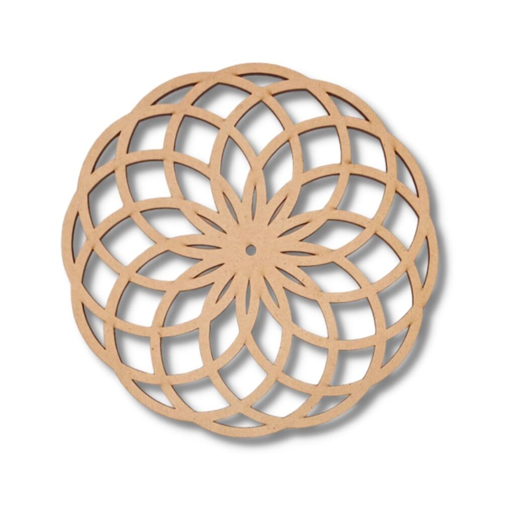 Mandala Clock MDF Base | Artangle90